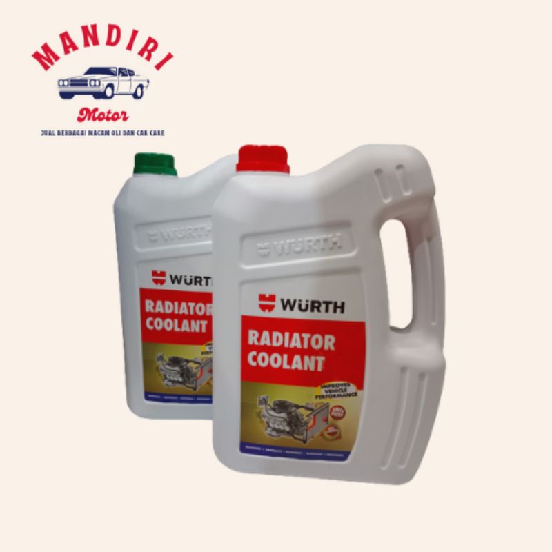 Jual WURTH RADIATOR COOLANT 1GLN (5L) | Shopee Indonesia