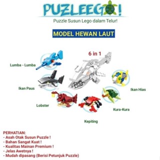 Jual PUZZLE GO! RAKIT LEGO DALAM TELUR MENJADI MAINAN UNIK DINOSAURUS ...