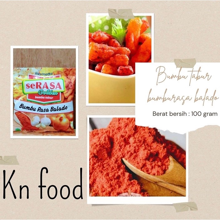 Jual bumbu tabur rasa balado kemasan 100g | Shopee Indonesia