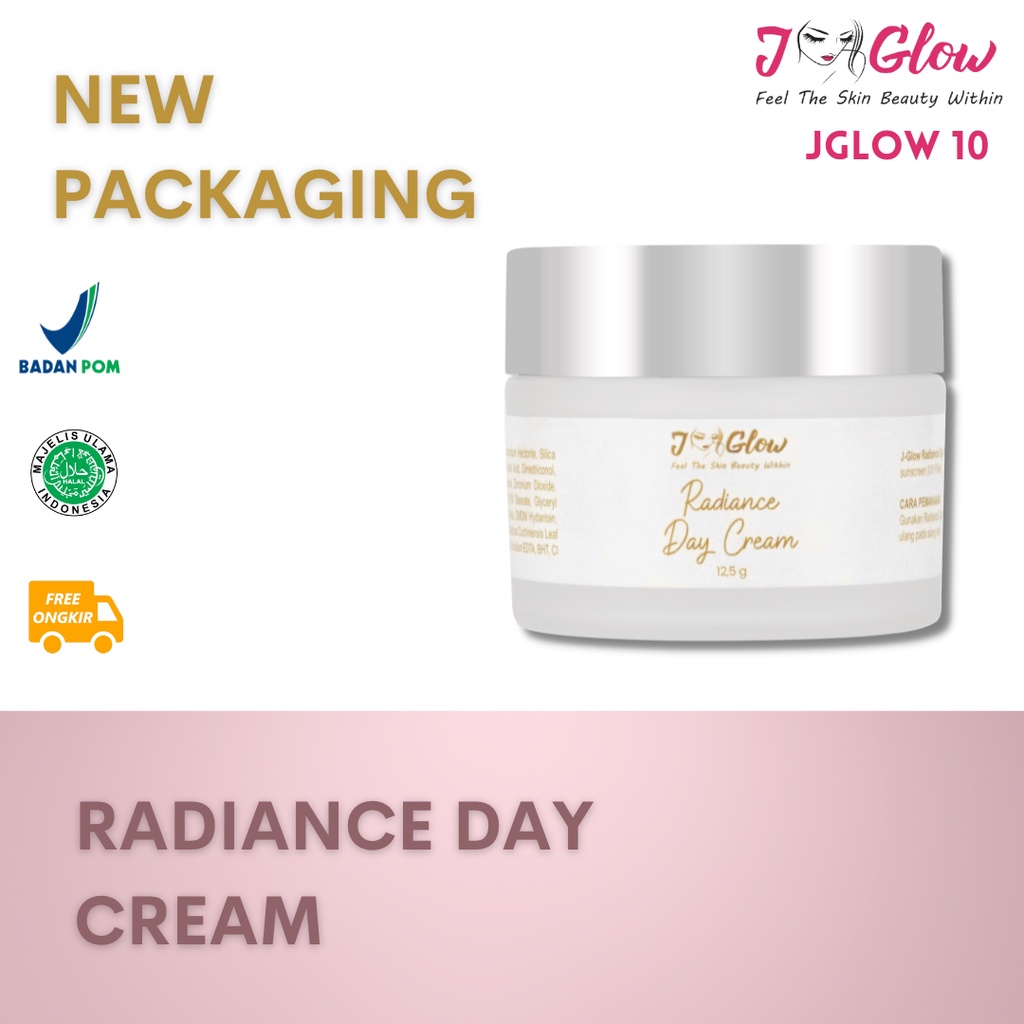 Jual JGLOW SKINCARE - CREAM SIANG RADIANCE (10gr) | Shopee Indonesia