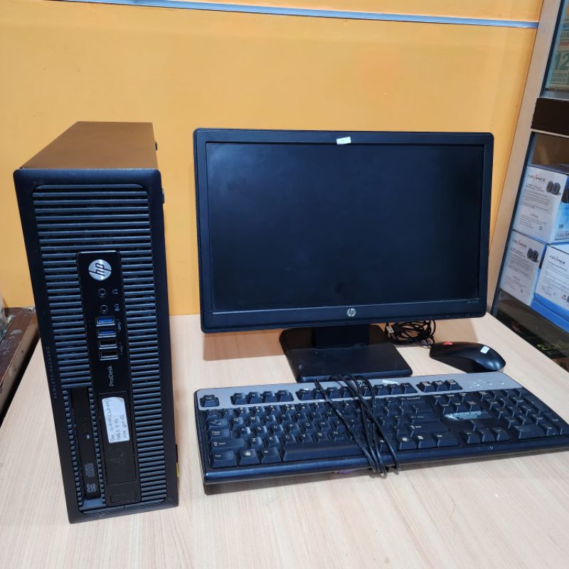 Jual Paket PC Fullset HP Prodesk Core i3 4150 Gen 4 Monitor led 19 inch ...
