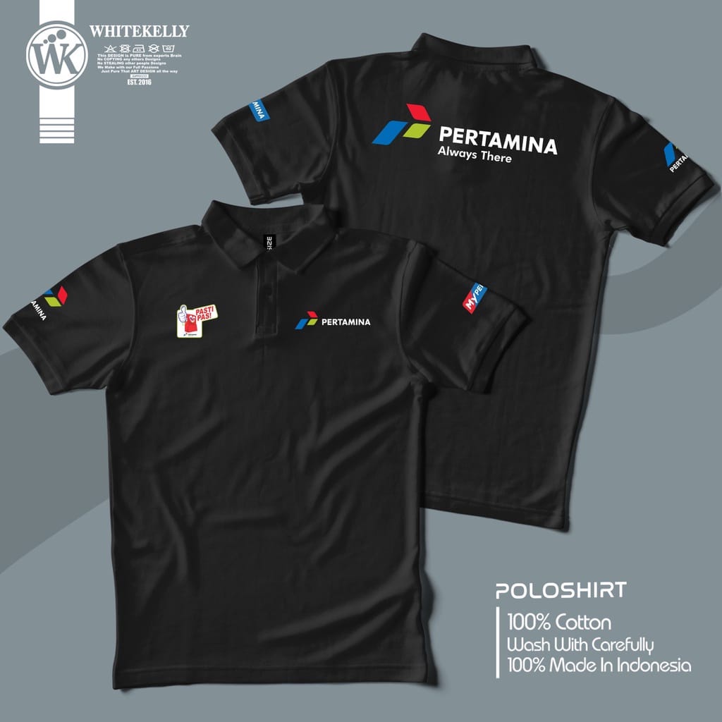 Jual POLO PERTAMINA ALWAYS THERE/POLO PT PERTAMINA PASTI PAS/POLO MY ...