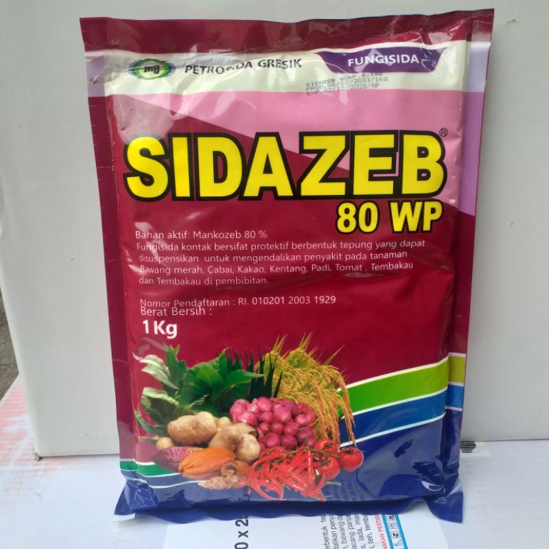Jual Fungisida SIDAZEB 80 WP 1 kg untuk mengadalikan Busuk Akar Batang ...