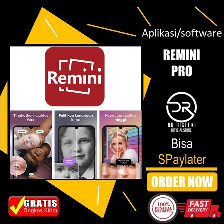 Jual REMINI ANDROID - Aplikasi Untuk Menjernihkan Mempertajam Memperjelas Gambar Foto Memulihkan ...