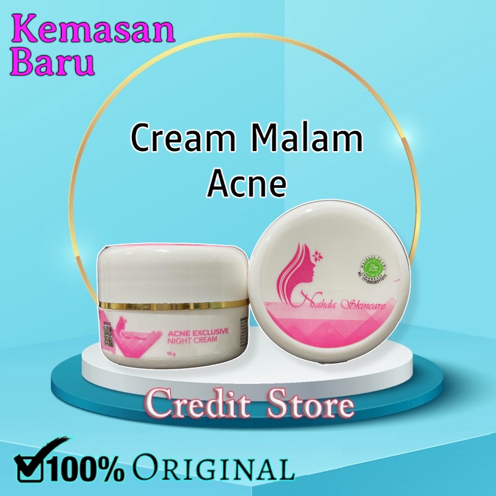 Jual Krim Malam Acne Nahda Skincare | Shopee Indonesia