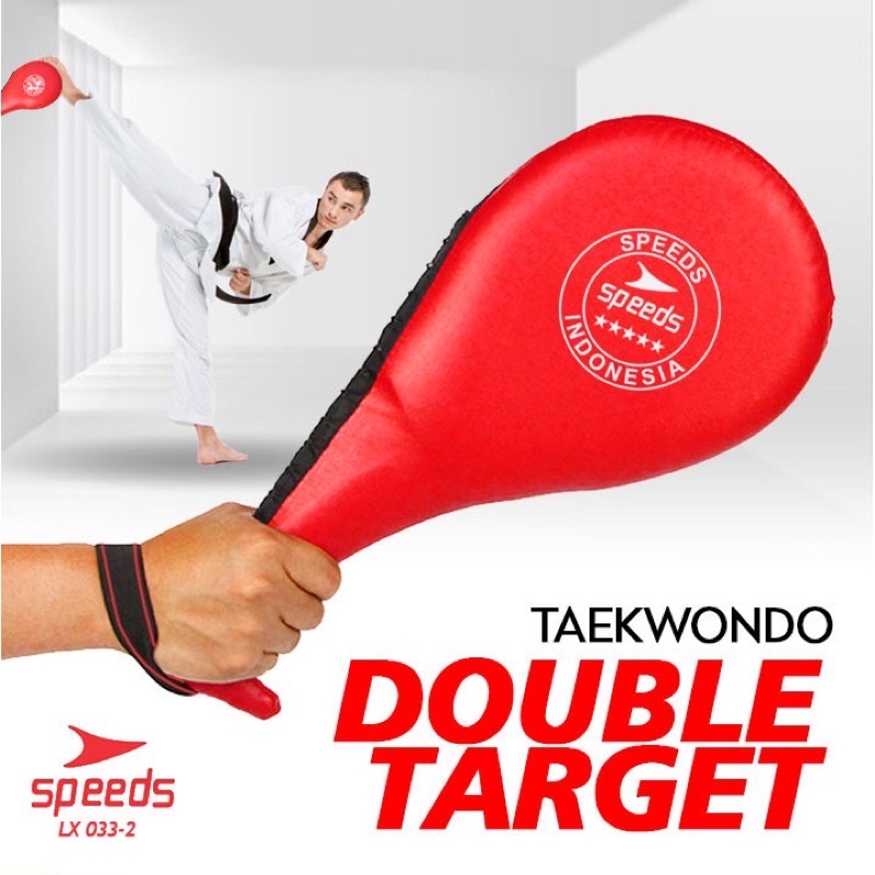 Jual SPEEDS Double Target Taekwondo Foot Target Alat Latihan Taekwondo Target Pukul Original 033 ...