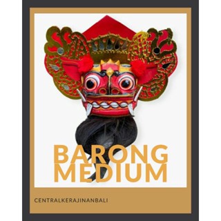 Jual Tapel Barong Medium/Tapel Barong/Topeng Barong/Barong Ket/Barong ...