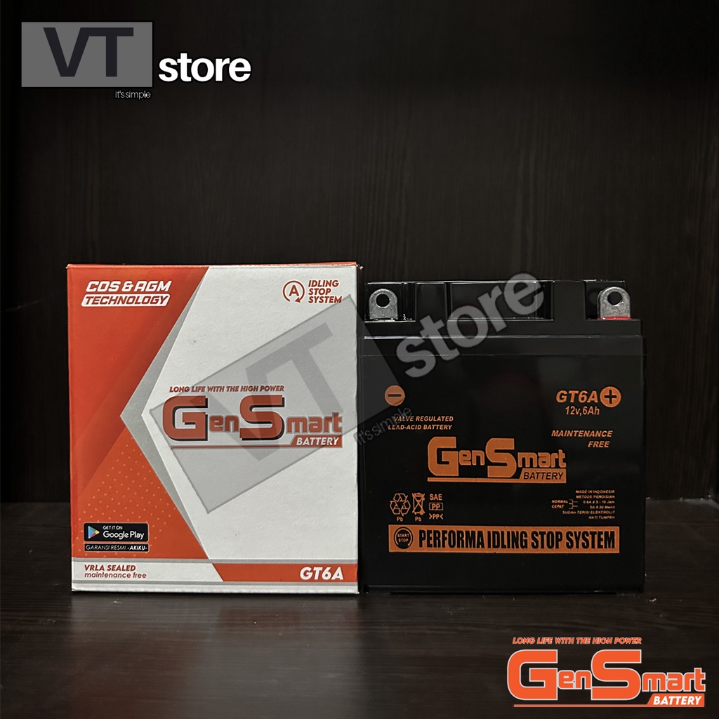 Jual Aki Motor Astrea Grand Supra Fit Lama Legenda Mega Pro Primus GM5Z GT6A YB5L GS MF Aki ...