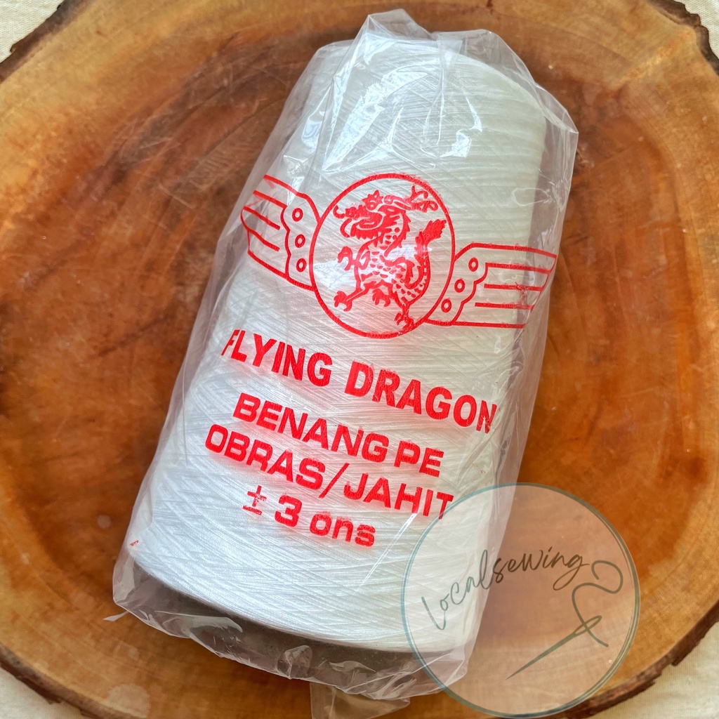 Jual Flying Dragon Benang Obras Katun / Benang Jahit Obras / Benang Obras Katun Flying Dragon ...