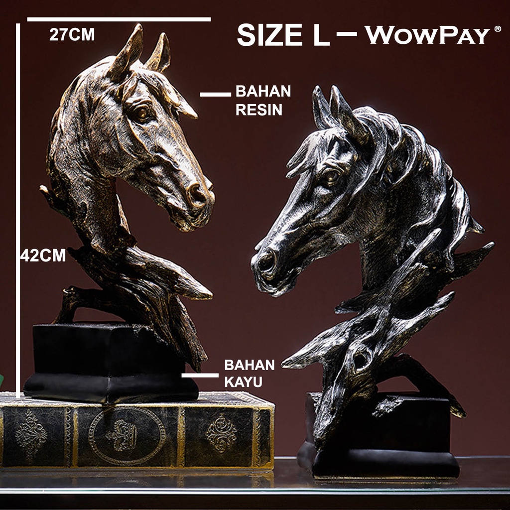 Jual Pajangan Ornamen Patung Singa Kuda Elang Lion Horse Eagle Meja ...