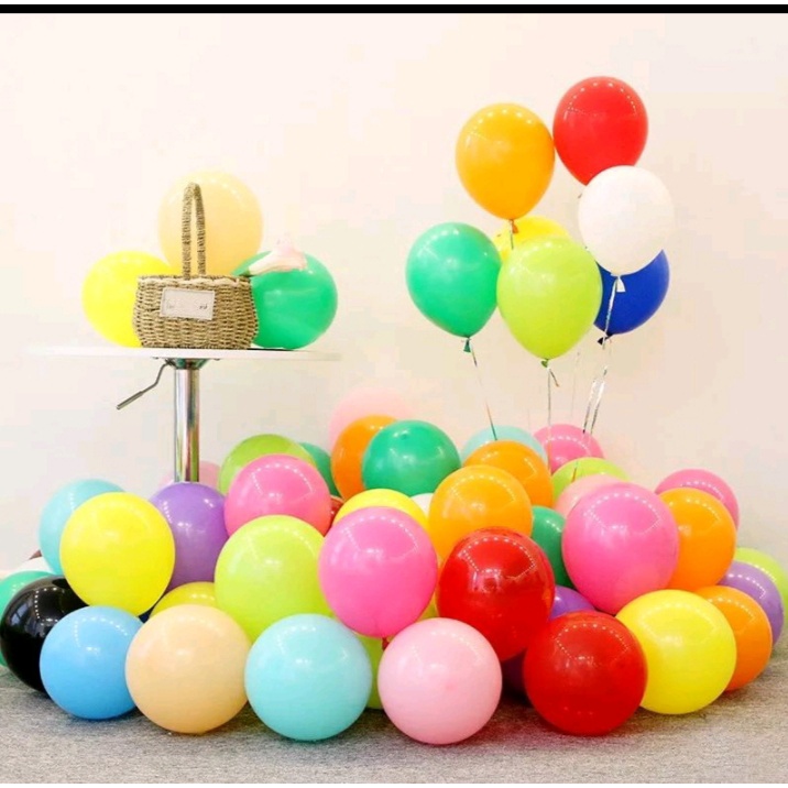 Jual BALON LATEX DOFF/ LATEX METALIX 12INCH 1PCS | Shopee Indonesia