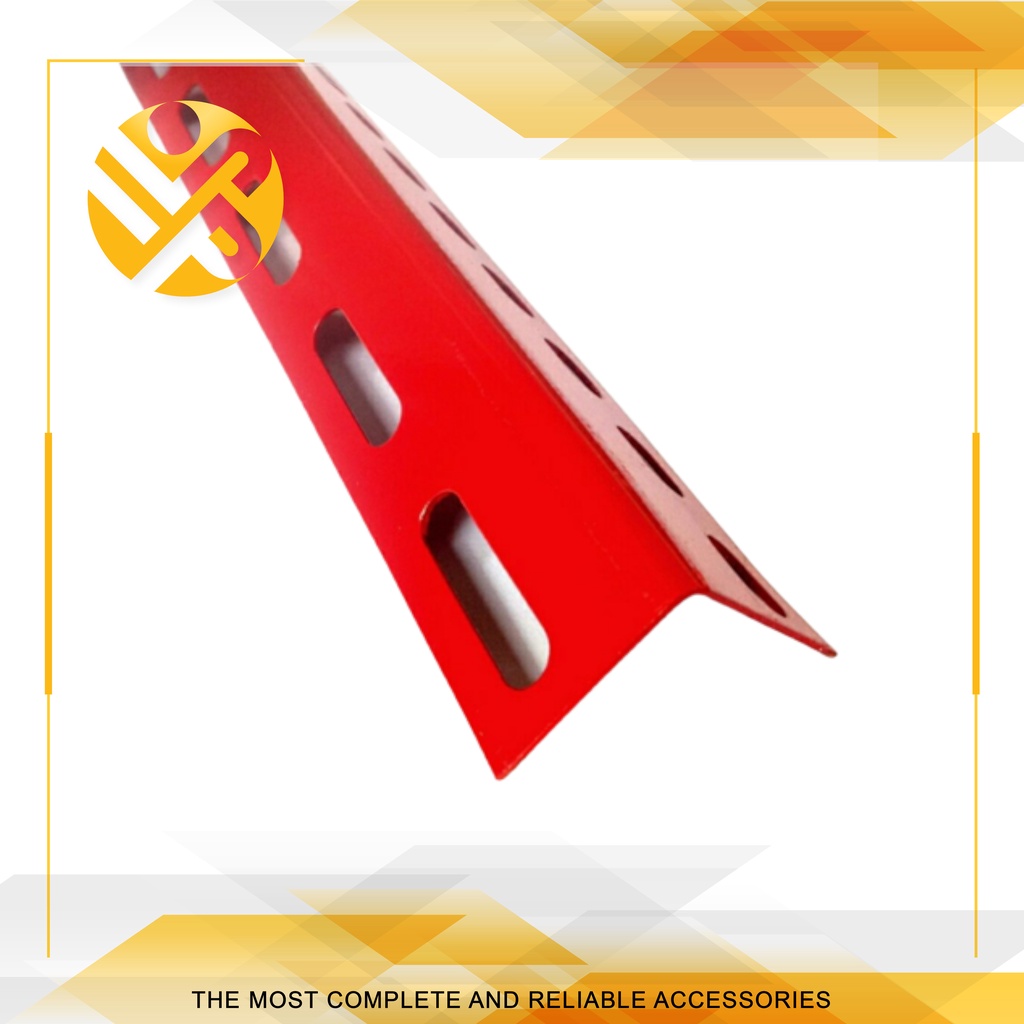 Jual Besi Siku Lubang MERAH 3.6cm x 3.6cm Panjang 3 METER / Siku Lobang ...