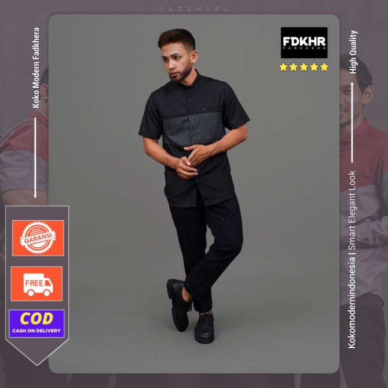 Jual NEW KOKO MODERN FADKHERA HAZM ATAU KEMEJA KOKO PRIA MENGGUNAKAN ...