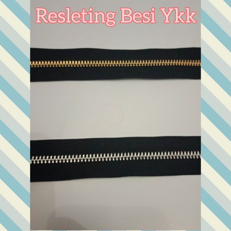 Jual Resleting Besi Ykk warna Hitam | Shopee Indonesia