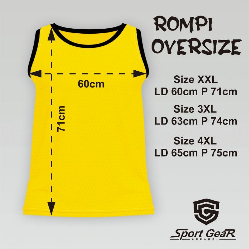 Jual Size BESAR rompi Futsal ukuran Jumbo Rompi Bola | Shopee Indonesia