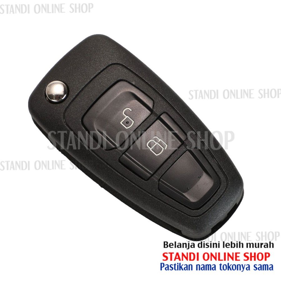Jual Casing Remote Flipkey Kunci Lipat Key Shell Ford Ranger 2 Tombol ...
