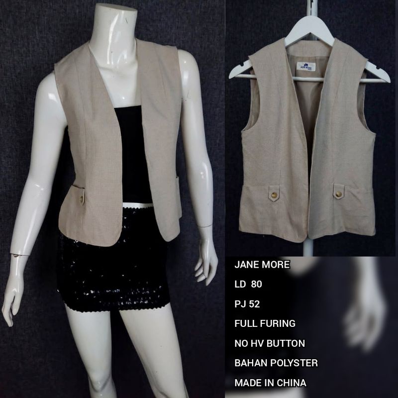 Jual VEST WANITA / ROMPI MODIS/ OUTER KEKINIAN / OUTER TRENDY /OUTER ...