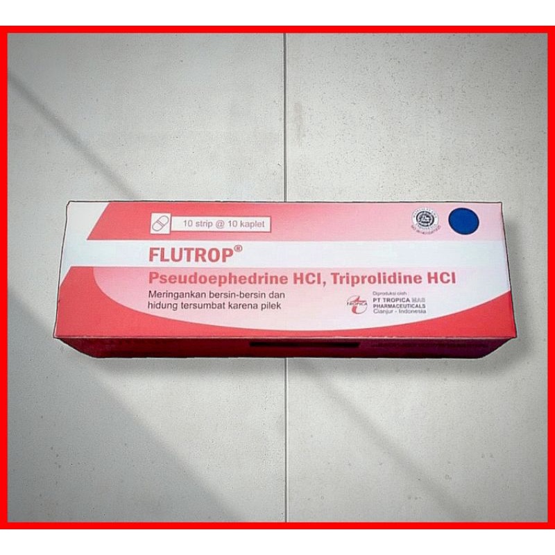 Jual Flutrop Tablet Obat Pilek 1Box 10 Strip | Shopee Indonesia