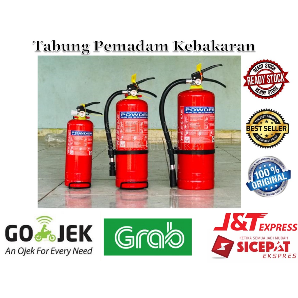 Jual Harga 1 Set Apar 1 kg Powder Tabung Pemadam kebakaran 1 Kg Alat ...