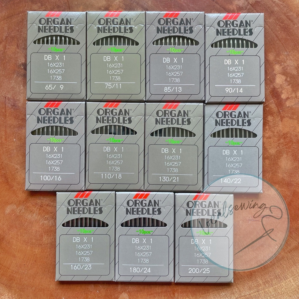 Jual Organ DBx1 Jarum Mesin Jahit Industri Highspeed / Jarum Organ DBx1 Jarum Mesin Jahit ...