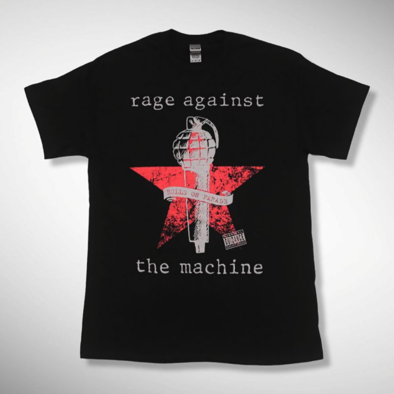 Jual KAOS BAND OFFICIAL RAGE AGAINST THE MACHINE - BULLS ON PARADE ...
