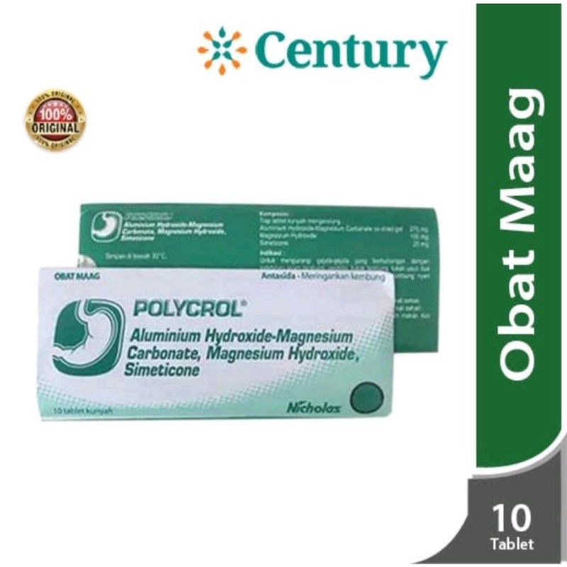 Jual polycrol forte strip 10 tablet | Shopee Indonesia