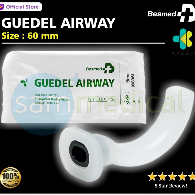 Jual BESMED Guedel Airway 60 mm | Shopee Indonesia