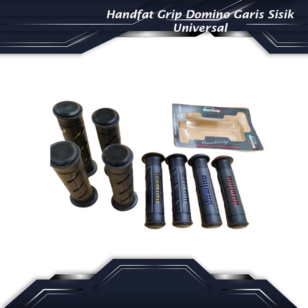 Jual Handgrip Grip Domino Garis Sisik Grade Premium Universal Hitam ...