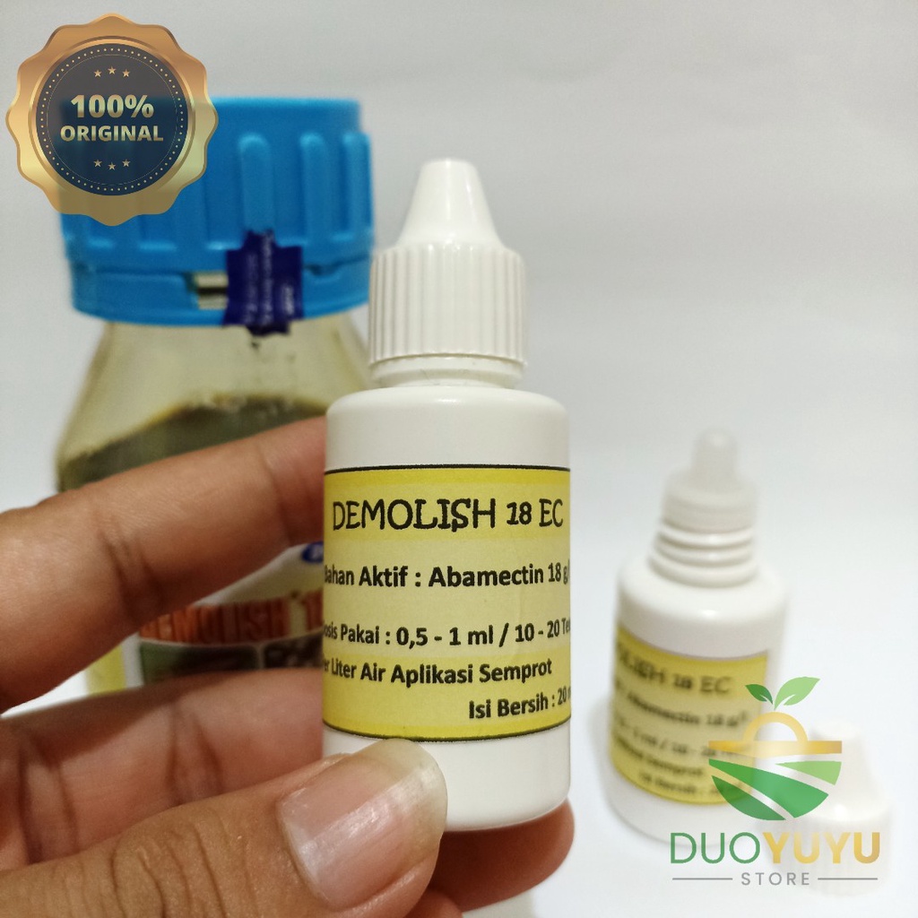 Jual Insektisida DEMOLISH 18 EC Kemasan Repack 20 ml Original Bahan ...