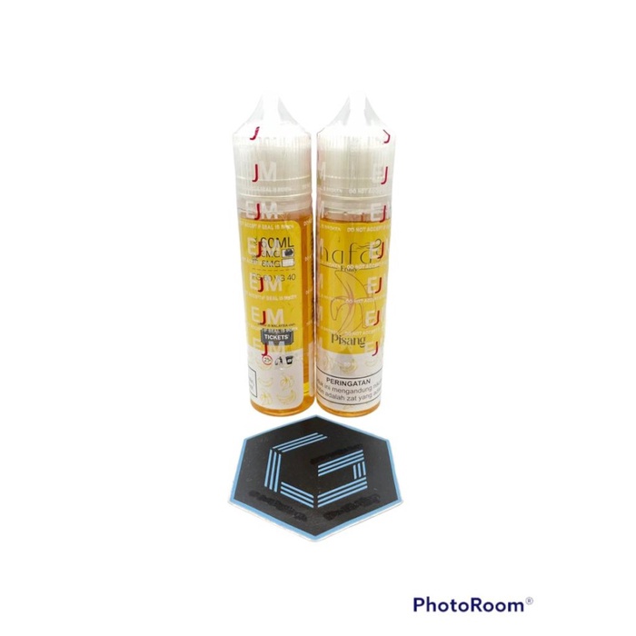 Jual EJM Nafas Fruity PISANG 60ML by Tickets Brew EJM Liquid Vape ...