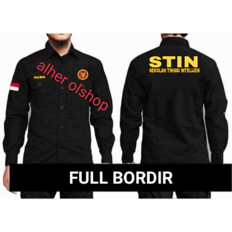 Jual Lengan panjang kemeja STIN baju STIN seragam STIN kemeja intelijen ...