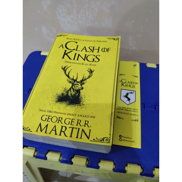 Jual Novel ori original A Clash of Kings Game of Thrones Throne 2 ...