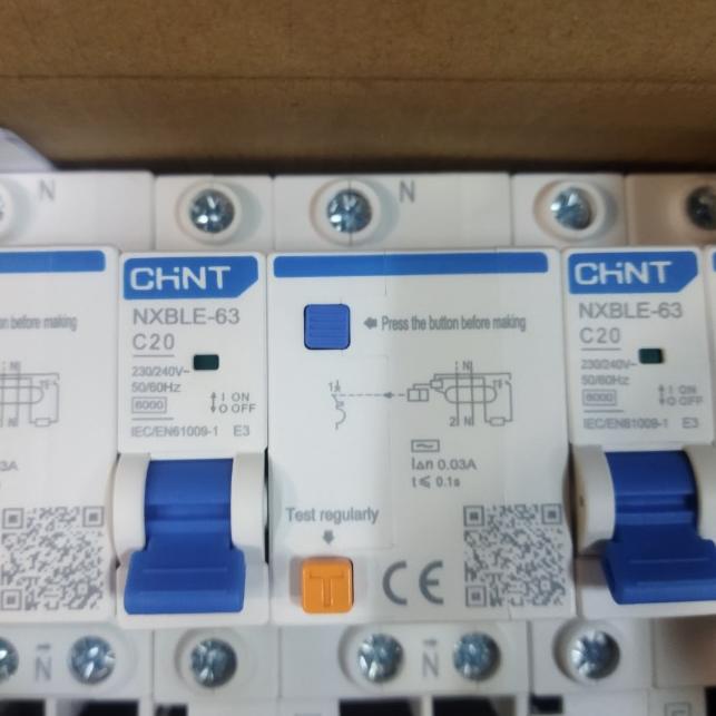 Jual Rcbo chint elcb+mcb NXBLE-32 1P+N 6ka 6A-32A - 6A | Shopee Indonesia