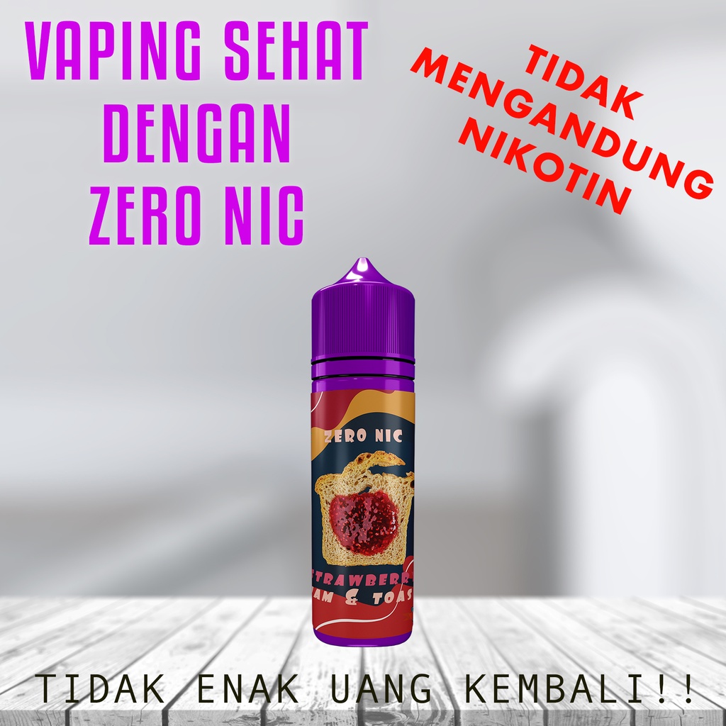 Jual Liquid Vape Creamy Enak Zero Nicotine Strawberry Jam Monster 60ml ...