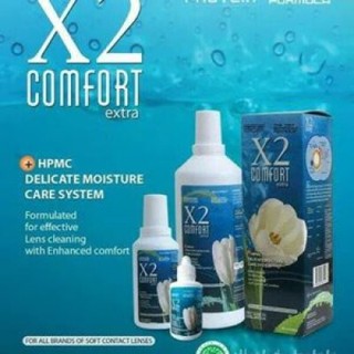 Jual Cairan air softlens solution soflen x2 comfort 60ml dan 120ml ...
