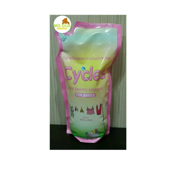 Jual Cycles Mild Laundry Detergent - Detergent Cair Baby REFILL 800ml ...
