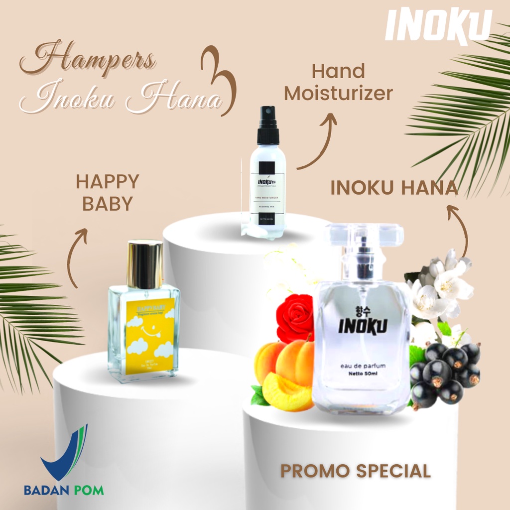 Jual Hampers Parfum Inoku Hana x Happy Baby - Parfum Cowok & Cewek ...