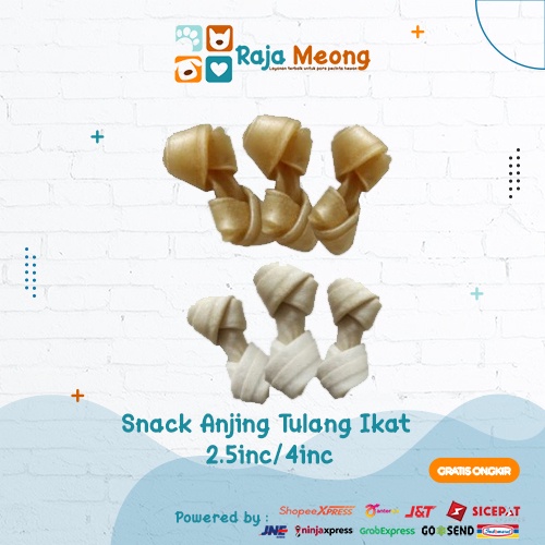 Jual Snack anjing tulang ikat 2.5inc/4inc | Shopee Indonesia