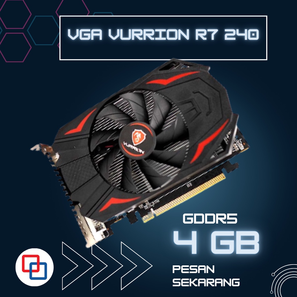 Jual VGA Card VURRION R7 240 4GB GDDR5 128Bit Gaming | Shopee Indonesia