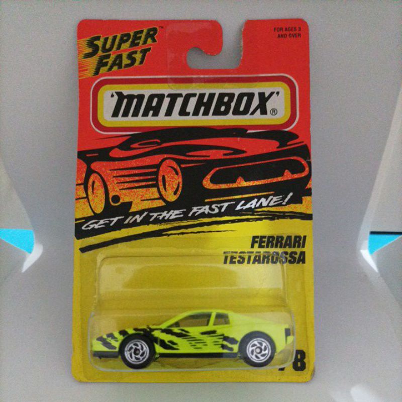 Jual Matchbox Ferrari Testarossa (hijau stabilo) | Shopee Indonesia