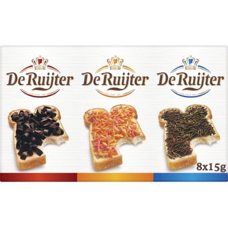 Jual De Ruijter Hagelslag Meses Belanda 8x15g | Shopee Indonesia