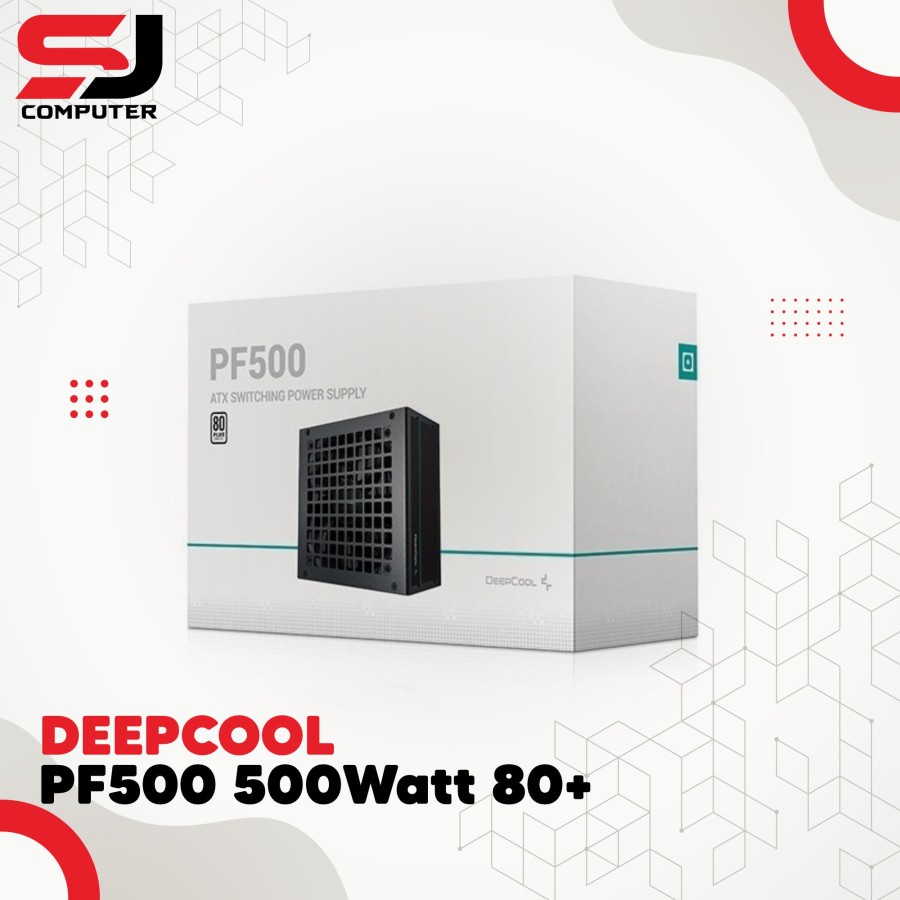 Jual PSU DeepCool PF500 500Watt 80+ All Flat Cable Power Supply ...