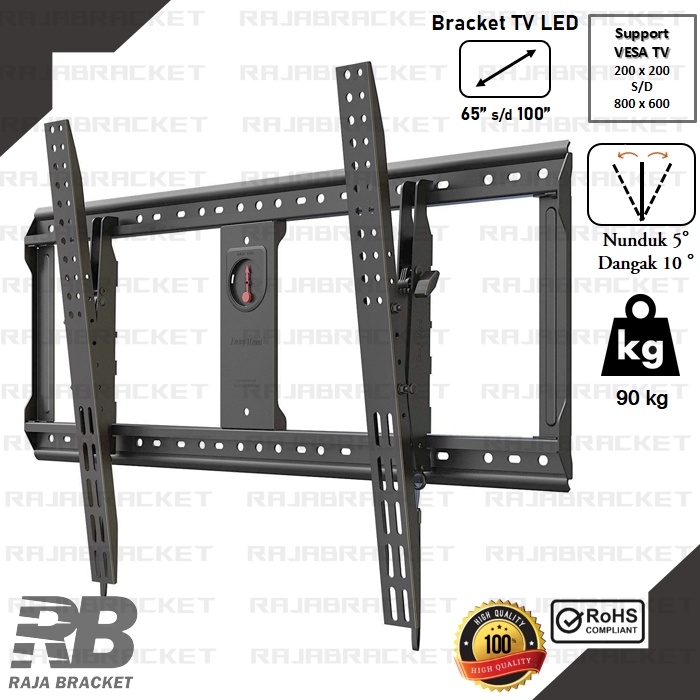 Jual Braket Breket Bracket TV LCD LED 65 70 75 80 85 90 95 100 inch ...