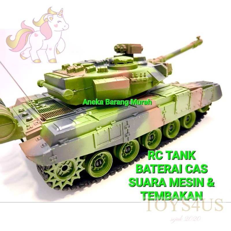 Jual Toys4Us - Mainan Anak Rc Mobil Tank Military Besar Mainan Remote ...