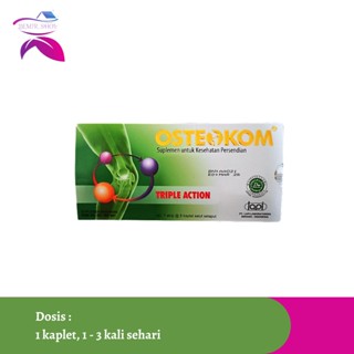 Jual Osteokom Triple Action Suplemen Sendi / Glucosamine Chondroitin ...
