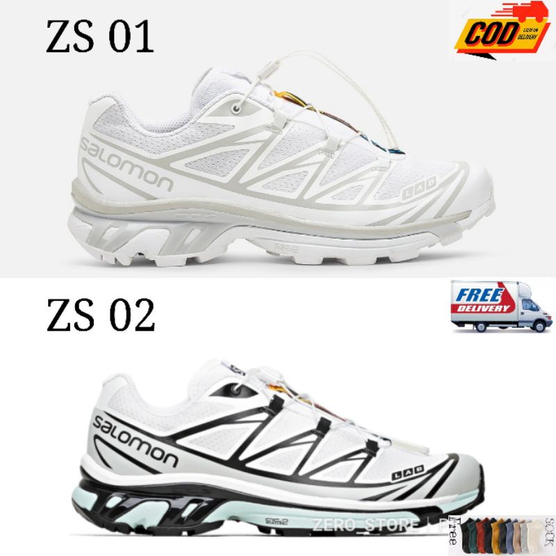 Jual SEPATU SALOMON XT-6 TRAINER WHITE LUNAR ROCK ICY LOW ORIGINAL ...