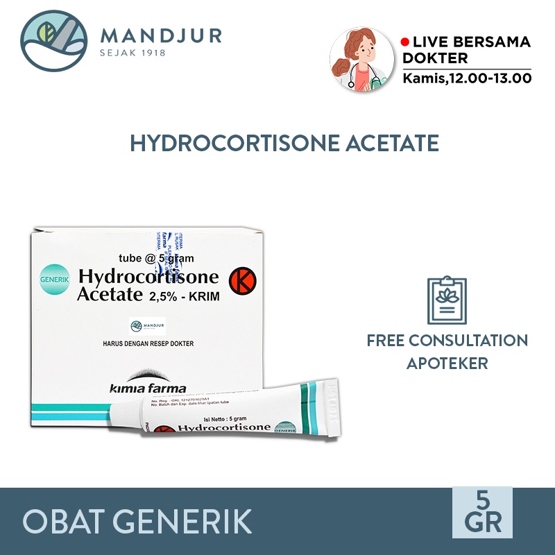 Jual Salep Hydrocortisone 2.5% 5 Gram | Shopee Indonesia