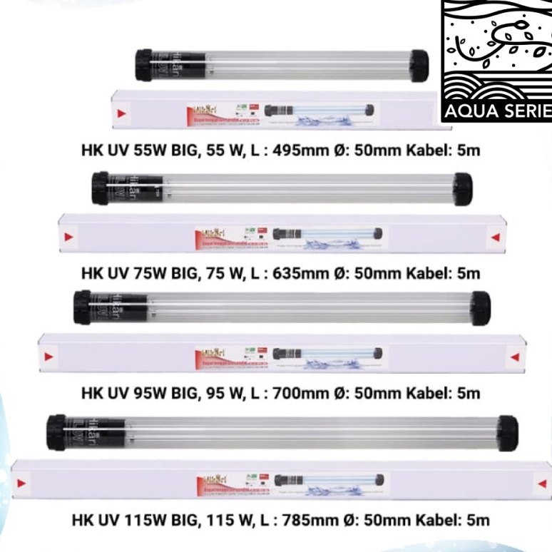 Jual Lampu UV Kolam Ikan Hias Koi HIKARI BIG 55 75 95 115 Watt Aquarium BW | Shopee Indonesia
