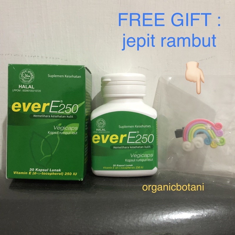 Jual Ever E 250 Vegicaps 30 Kapsul. Vitamin E. Original. | Shopee Indonesia