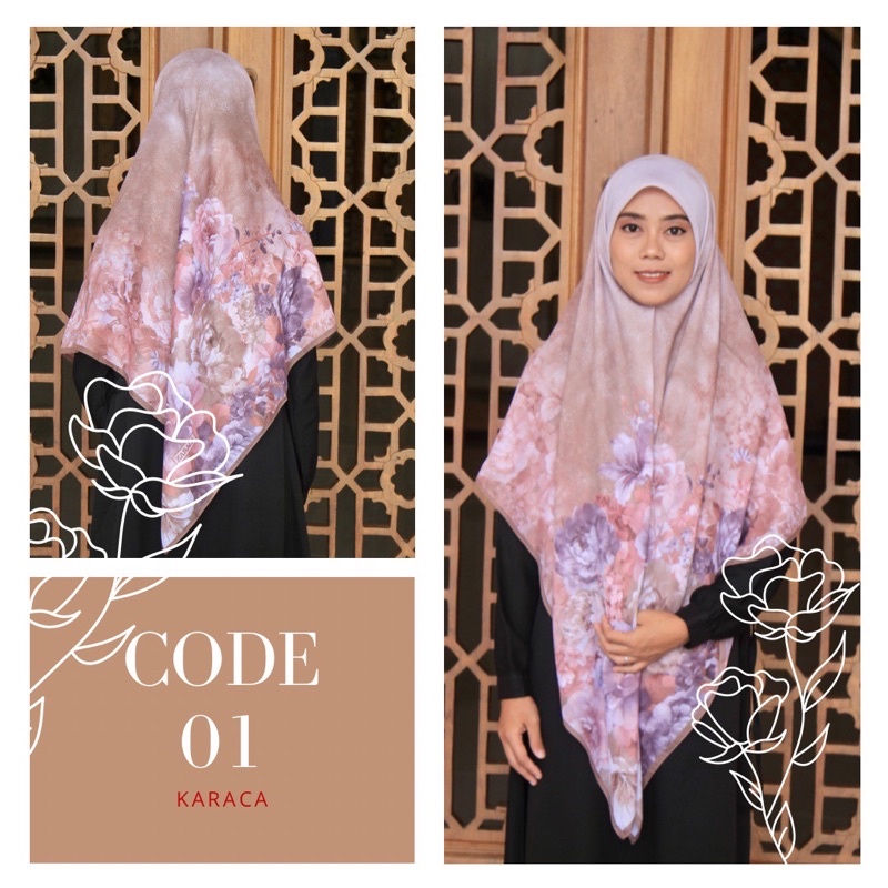 Jual Jilbab Segi Empat Premium | KARACA Hijab Original Turki | Shopee ...